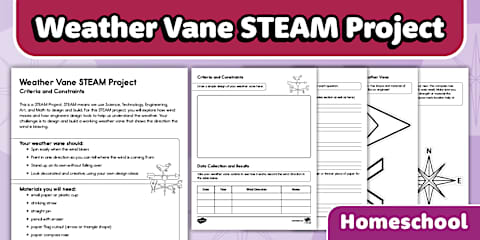 Homeschool Build Your Own Weather Station Pack
