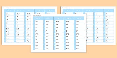 Essential Spelling List 7