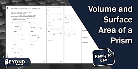 Area and Volume of Kites and Parallelogram Prisms Walkthrough Worksheet