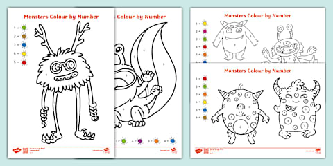 Colour by Number Addition Activity Pack