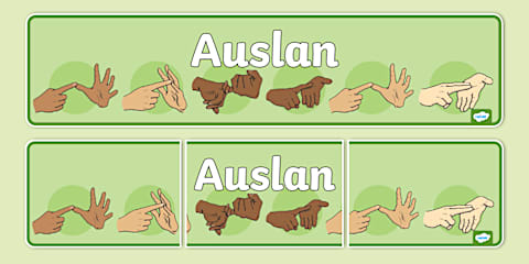 Auslan Handshapes Poster