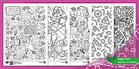 Mandala Themed Mindfulness Colouring Sheets