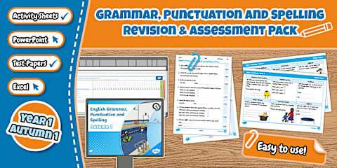 Year 1 Autumn 2 Grammar, Punctuation and Spelling Revision & Assessment ...