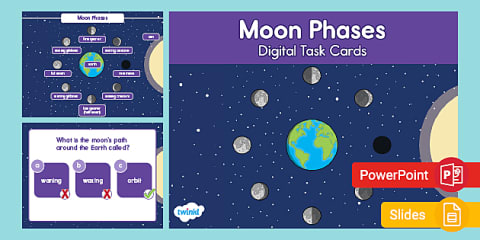 The Moon PowerPoint & Google Slides for ELL