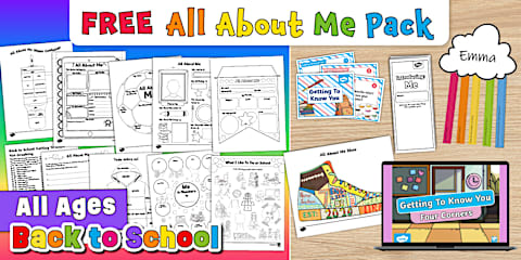 Kindergarten First Week of School Activity Pack