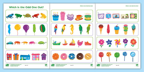 Which Is the Odd One Out? Syllables Worksheet
