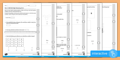NAPLAN-Style Numeracy Year 5 Questions - Set 8