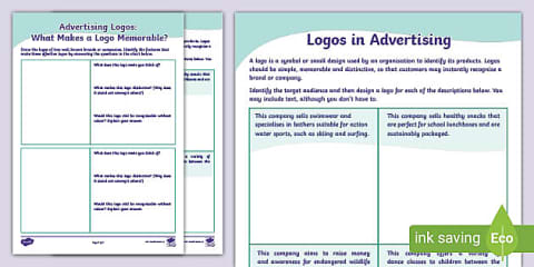Advertising Techniques Matching Activity