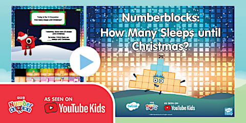 Christmas Numberblocks One To Five Cut And Stick Activity