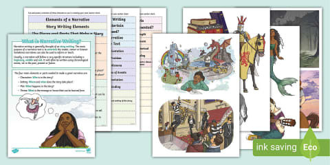 NAPLAN Year 5 Writing Examples - Narrative Poster | Twinkl