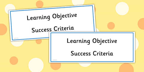 Editable WALT and WILF Display Signs | Easy Download