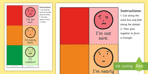 Visible Learning Reflection Traffic Lights Display Posters