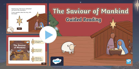 Nativity-Themed Phase 4 Early Reading Comprehension Activity