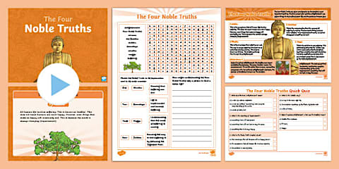 The Four Noble Truths Activity Sheet