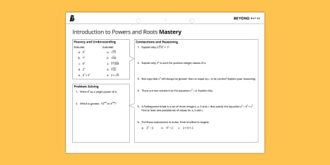 Grade 7 - Maths - Square Roots and Cube Roots - Activity Sheet (CAPS ...
