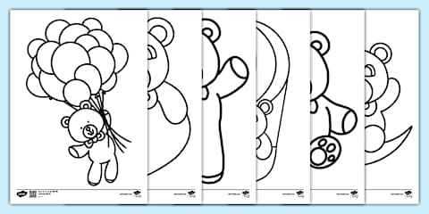 Teddy Bear Outline