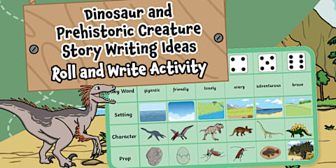 Dinosaur-Themed Writing Activity Pack