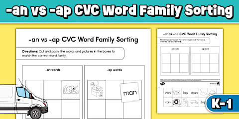 Phoneme Manipulation Activity Cards for K-1st Grade