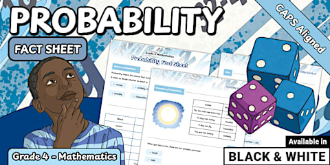 Grade 4 Mathematics - Term 3– Probability – Quiz (CAPS-Aligned)