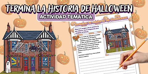 Manteleta educativa de Halloween