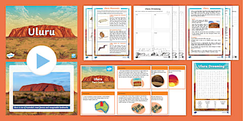 Uluru Watercolour Painting Activity