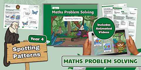 Maths Problem Solving: Spotting Patterns: Year 6: Unit Pack