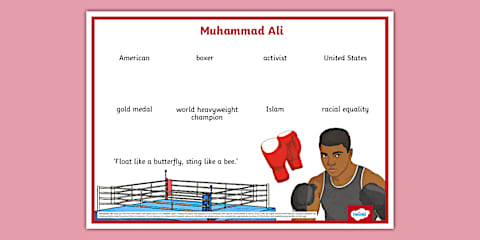 Muhammad Ali Flashcards