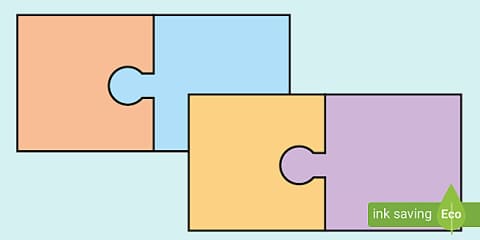 Editable Jigsaw Puzzle Pieces