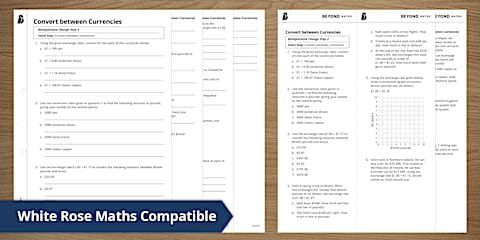 Currency Exchange Worksheet