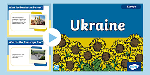 KS1 All About Ukraine Reading Comprehension Activity