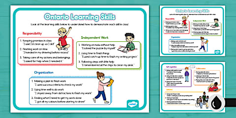 Ontario Report Card Writing Bank of Statements Grade 7 and 8