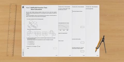 Year 9 NAPLAN Practice Test 4 - Non-Calculator