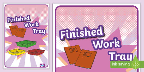 Unfinished Work Labels