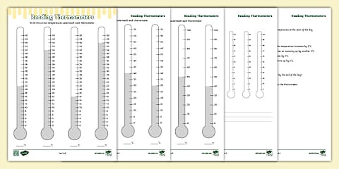 Comparing Temperatures Worksheet