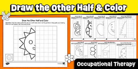 Helper Hand Activity Sheets for Bilateral Coordination