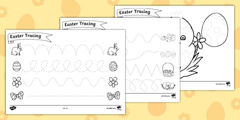 Easter Cutting Skills Activity Sheets