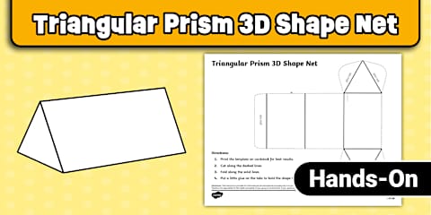 Rectangular Prism 3D Shape Net