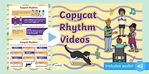 KS1 Copycat Rhythms Music Activity PPT