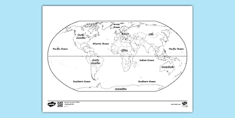 Printable Equator Map | Geography Resource | Twinkl