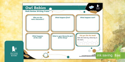 EYFS/KS1 Owl Babies Pencil Control & Letter Formation Activity Booklet