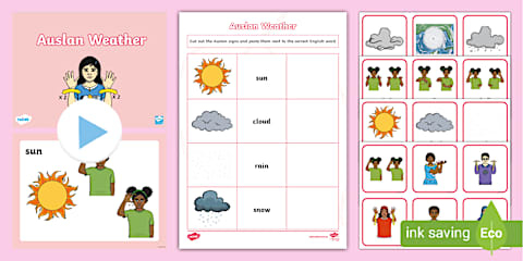 Auslan Resource Pack - Auslan Printables