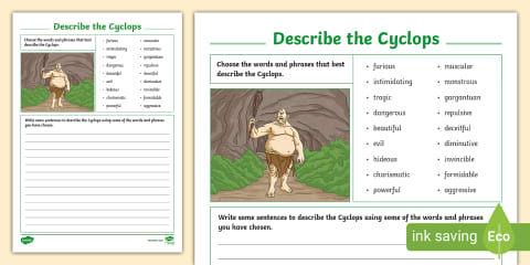 The Odyssey Characters Who's Who Activity