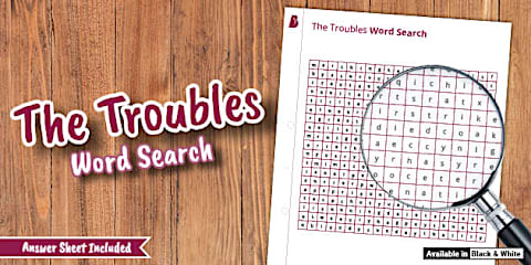 The Troubles Timeline Activity Sheet