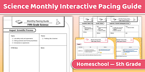 Kindergarten Homeschool Objectives Tracking Checklist