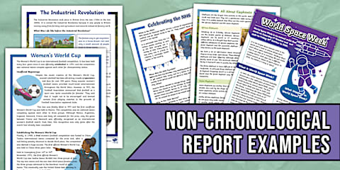 KS1 Non Chronological Report Examples Resource Pack