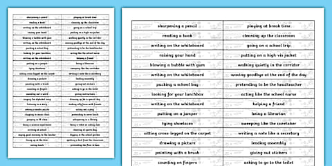 Drama Charades | Primary Resources