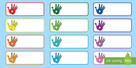 Indigenous Artwork Editable Name Tags