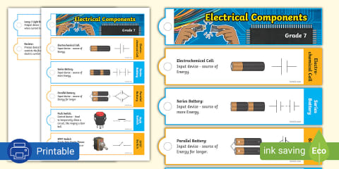 Grade 7 - Technology - Term 3 - Simple Circuit Diagrams – Various ...