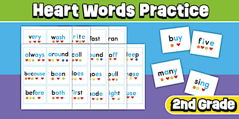 Dolch Words: Nouns Flash Cards for K-2nd Grade