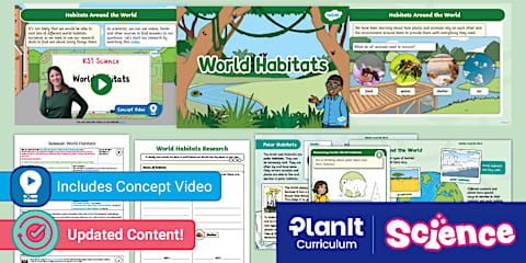 Science: Living Things and Their Habitats: Year 2 Reasoning Cards